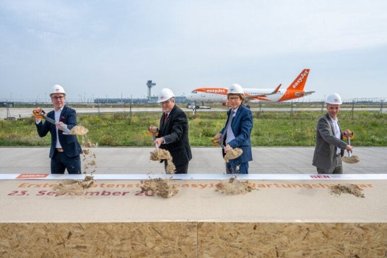 easyJet starts construction of maintenance hangar at Berlin airport