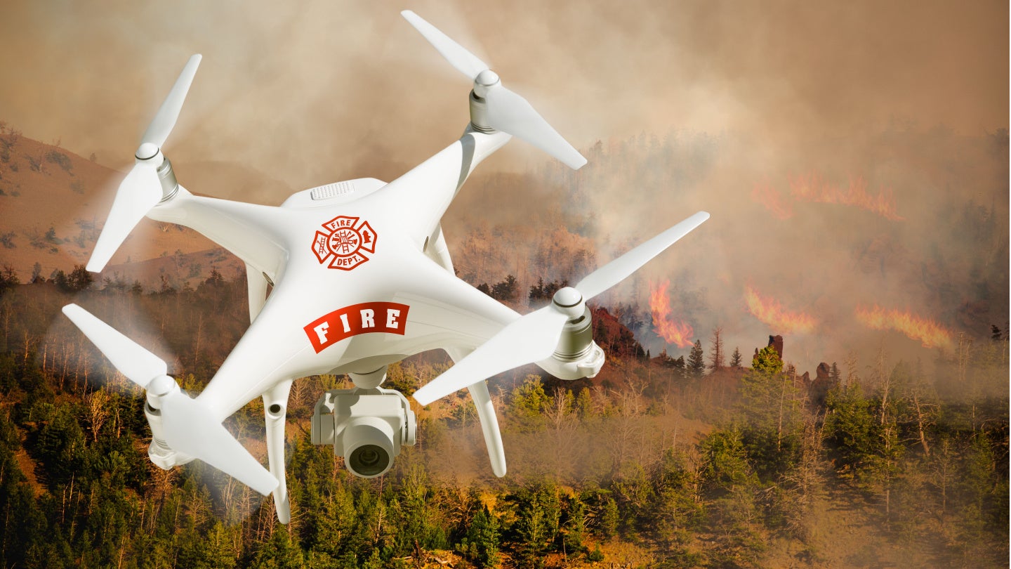 Who are the leading innovators in emergency response drones for the aerospace and defense industry?