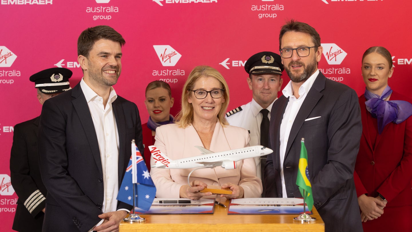 Virgin Australia orders four Embraer aircraft for charter subsidiary