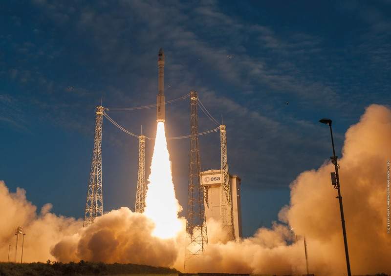 Arianespace launches Aeolus satellite to monitor wind