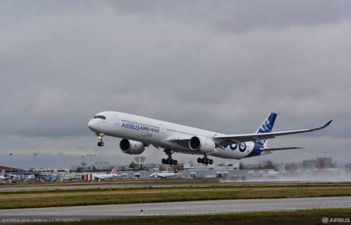 First Airbus A350-1000 jet takes first flight - Airport Technology