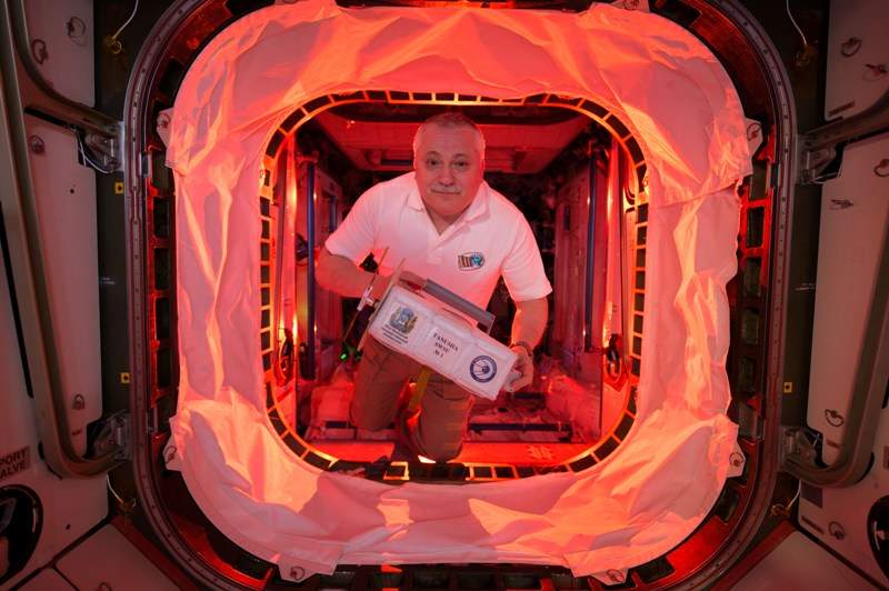 Russian cosmonauts release 3D-printed satellite into space during ...