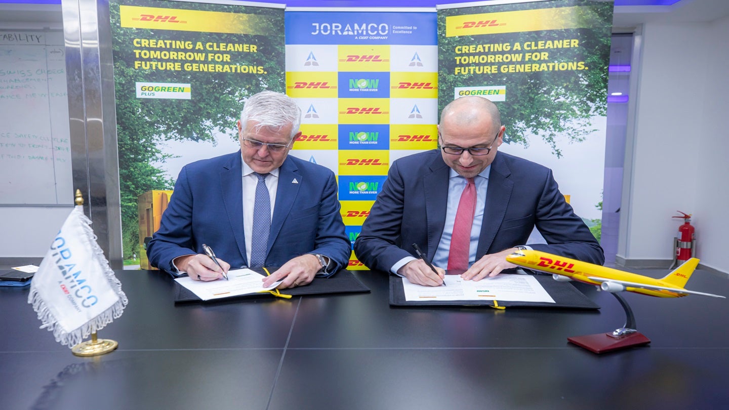 Joramco invests in DHL GoGreen+ programme for SAF